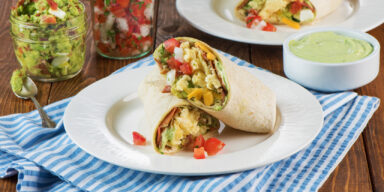 Burrito matin aux œufs et au bacon - Lesoeufs.ca