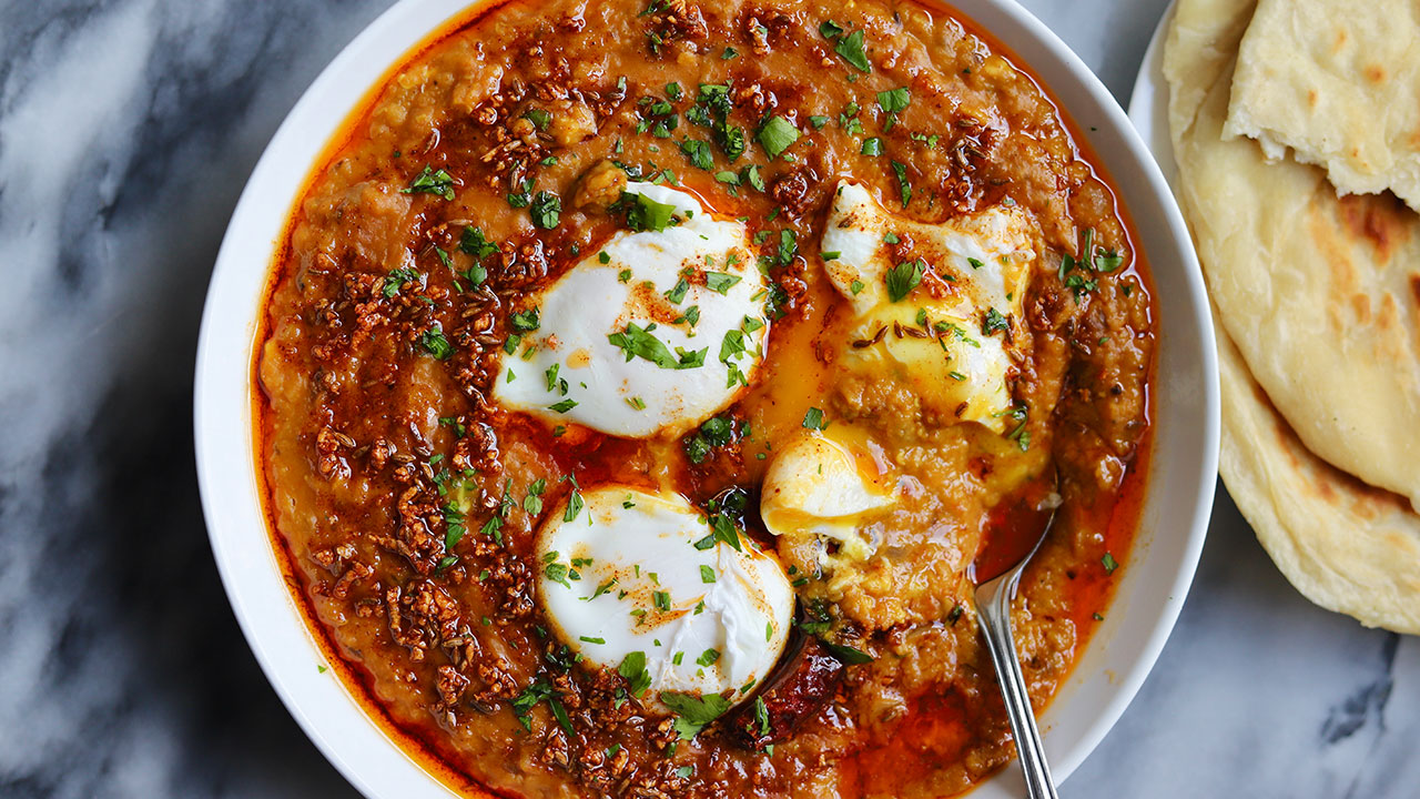 Dhal Tadka avec œufs - Lesoeufs.ca