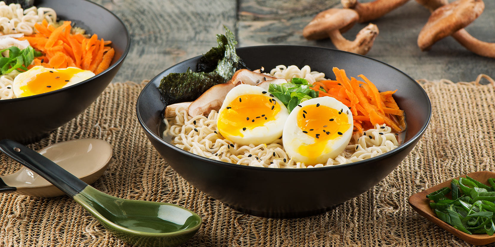 Ramen maison au poulet - Lesoeufs.ca